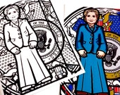 Paper Dolls with Mix and Match Bodies by PaperTownToys on Etsy