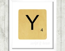 Unique wall scrabble board related items | Etsy