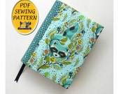 Items similar to A5 Journal cover pattern, Notebook cover sewing ...