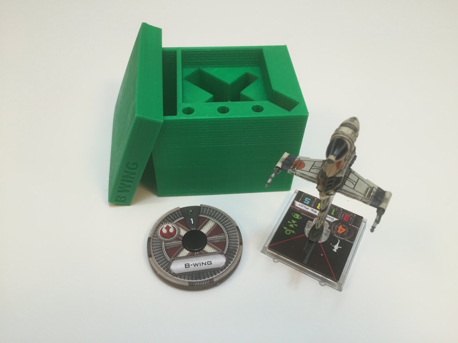 X-Wing Miniature Game B Wing Storage / Transport Box