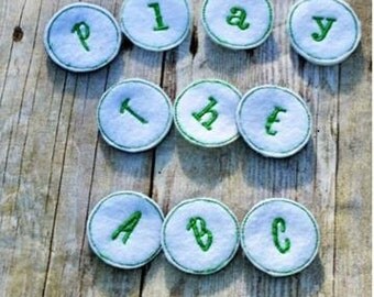 Abc embroidery | Etsy