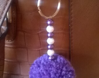 Purple keychain | Etsy