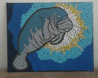 Manatee fabric | Etsy