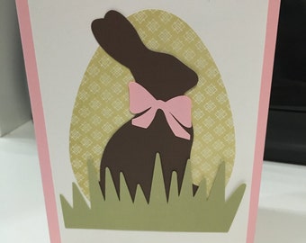 Items similar to Personalized Easter Bunny Card - Printable PDF on Etsy