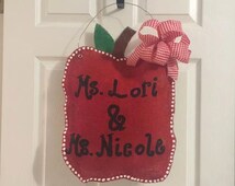 Unique apple door hanger related items | Etsy