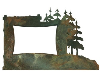 Pine picture frame | Etsy