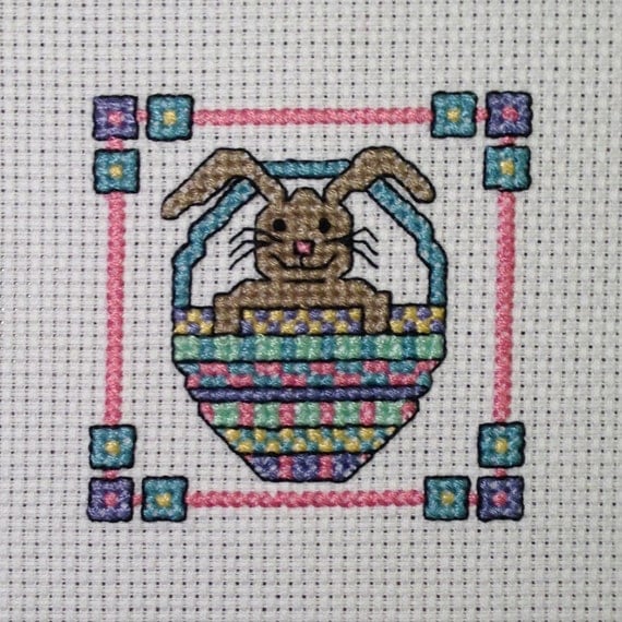 Easter Bunny Cross Stitch Pattern Download