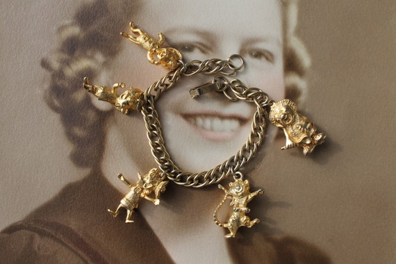 1960's Kellogg's Cereal Charm Bracelet Kellogg's