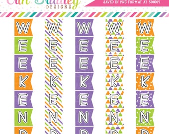 School Bunting Clipart Graphics Personal & by ErinBradleyDesigns