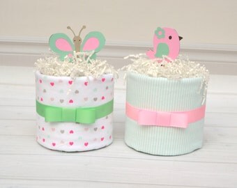 Mini diaper cakes | Etsy