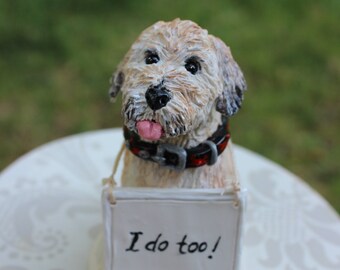 Dog cake topper | Etsy