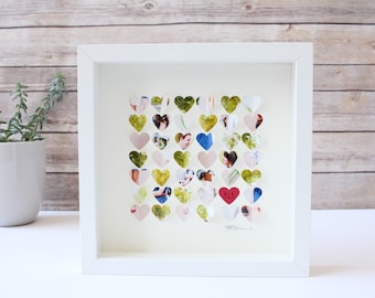 Heart photo collage | Etsy