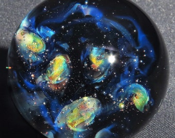 Star Forming Nebula Glass Marble by SCGlassStudio on Etsy