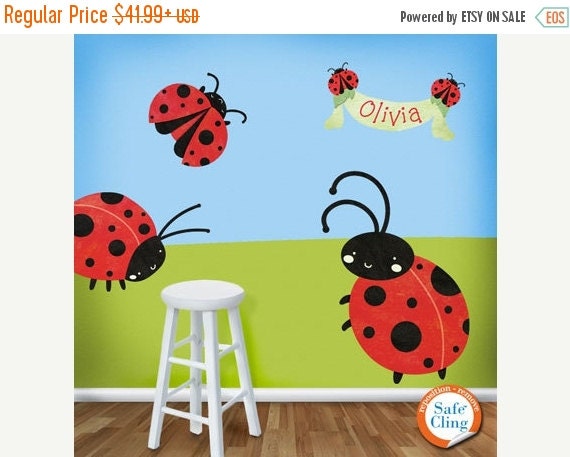 ON SALE 20% OFF Ladybug Wall Stickers Decals by MyWallStickers