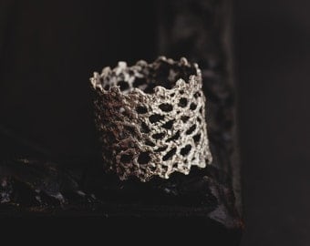 Wrap Ring-Sterling Silver Wide Wrap Ring-Index by MarrenJewelry