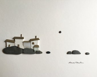 Pebble Art by artist Sharon Nowlan. Art for the by PebbleArt