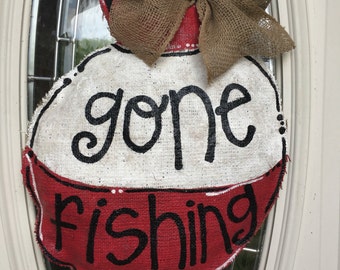 Fishing bobber sign | Etsy