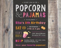 Unique popcorn and pajamas related items | Etsy