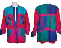 Unique artsy jacket related items | Etsy