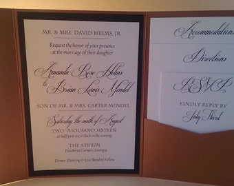 Tuxedo invitation | Etsy