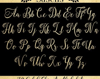 Cursive clip art | Etsy