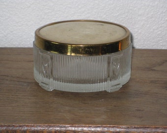 Powder puff jar | Etsy