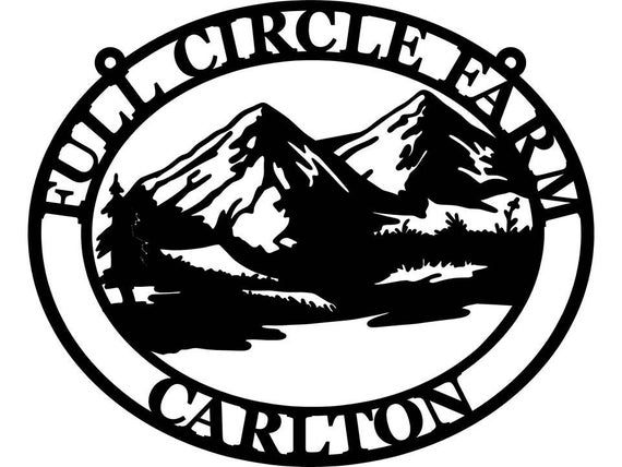 Personalized Mountain sign