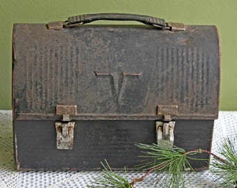 Metal lunch box | Etsy