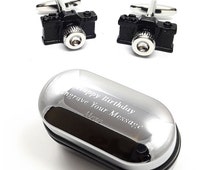 Unique camera cufflinks related items | Etsy
