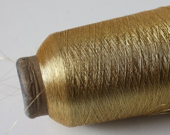 Silver metallic yarn | Etsy