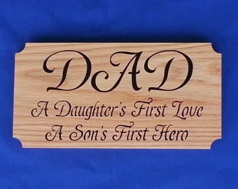 Dad plaque | Etsy