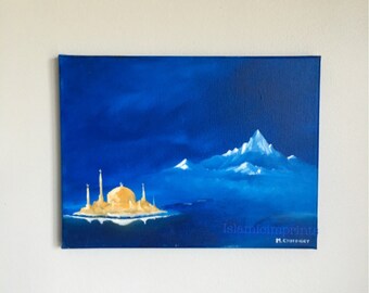 Unique islamic canvas related items | Etsy