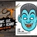 PRINTABLE Vampire Mask kids paper Dracula halloween mask