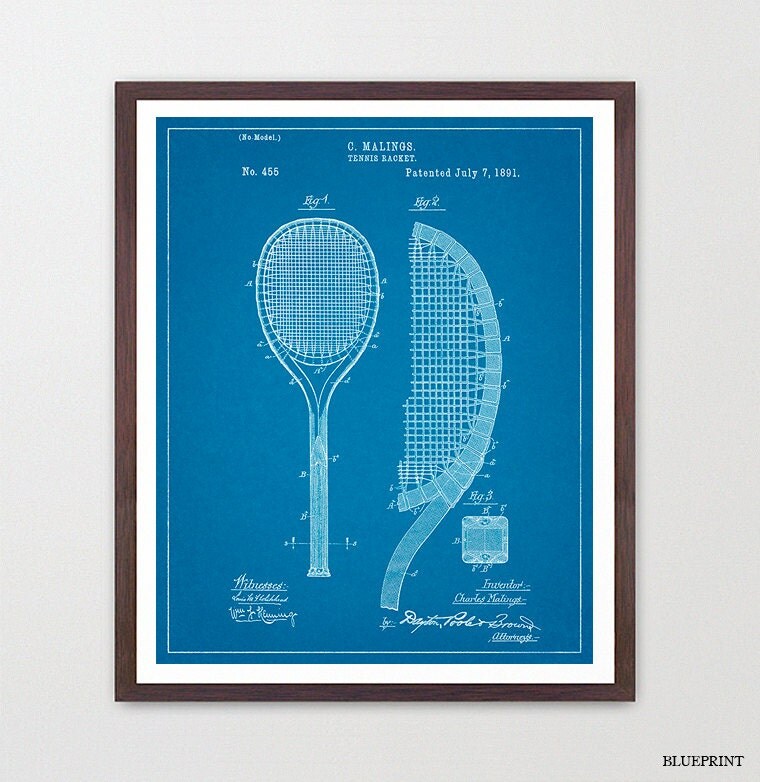 Tennis Poster Tennis Racquet Tennis Art Tennis