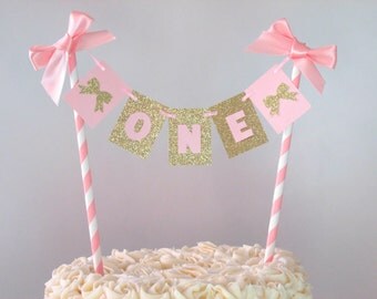 Bow cake topper | Etsy