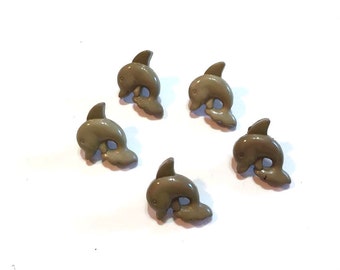 Dolphin buttons | Etsy