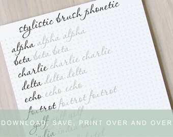 Light Gray Dot Paper Printable Calligraphy Practice by InkMeThis