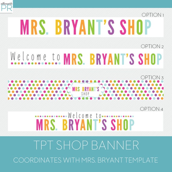 Teachers Pay Teachers Banner Size at Krista Guerrero blog