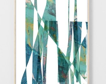 Abstract jungle art | Etsy