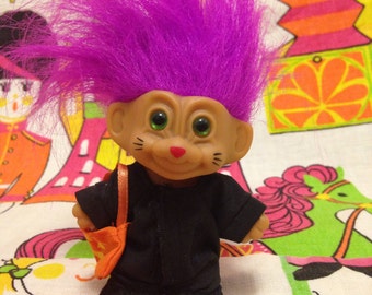 Green hair troll | Etsy