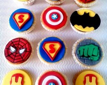 Unique superhero cookies related items | Etsy