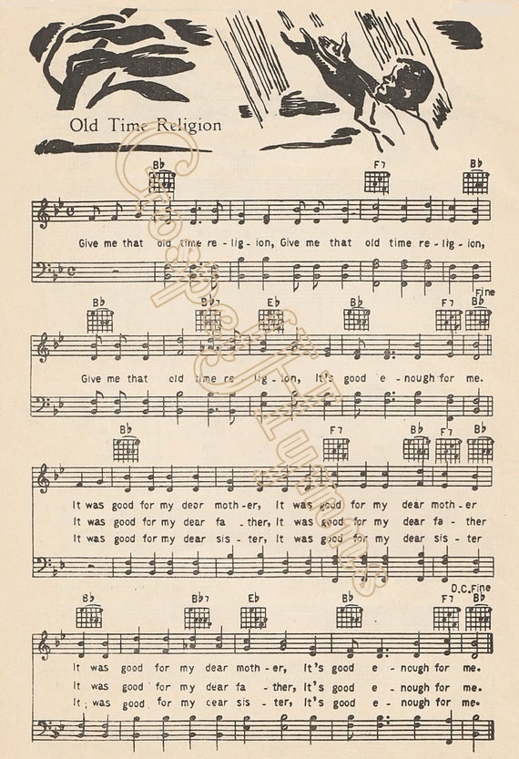 Old Time Religion Song Lyrics