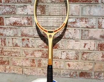 Wooden tennis racket | Etsy