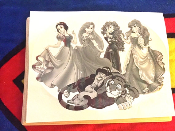 Customizable Disney Princess Pyrography Wood by AnitasCraftShop