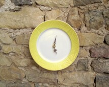 Unique plate wall clock related items | Etsy