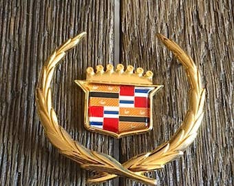 Unique cadillac emblem related items | Etsy
