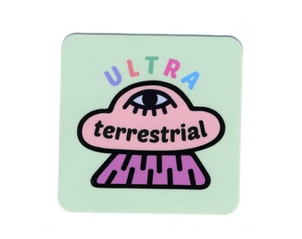 Ufo sticker | Etsy
