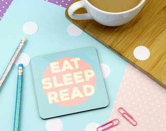 Eat sleep read | Etsy