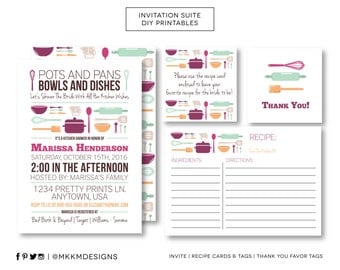 Personalized recipe cards | Etsy