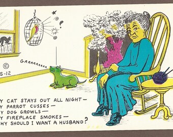 Risque postcards | Etsy